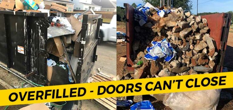 About Overfilled Roll-off Containers | Mark Dunning Industries